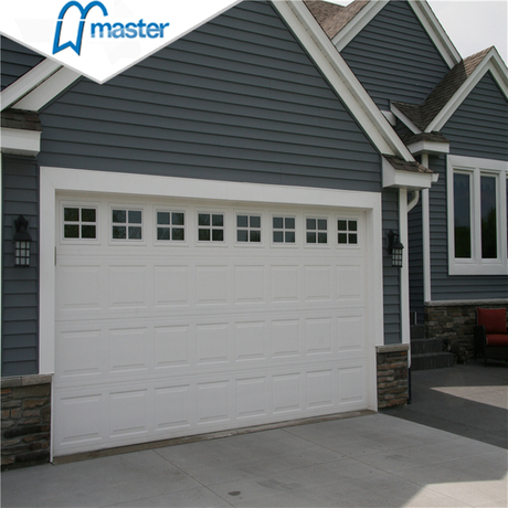 Customized Commercial Insluted Glass Vertical Lift Sectional Garage ...